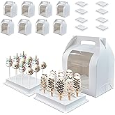 Amazon.com: Hzzycaxli Cake Pop Boxes Packaging, 12 pcs Portable Cake ...