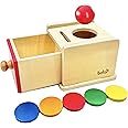 Amazon.com: Dailyfunn Montessori Toys Coin&Ball 2-in-1 Drop Box Object ...