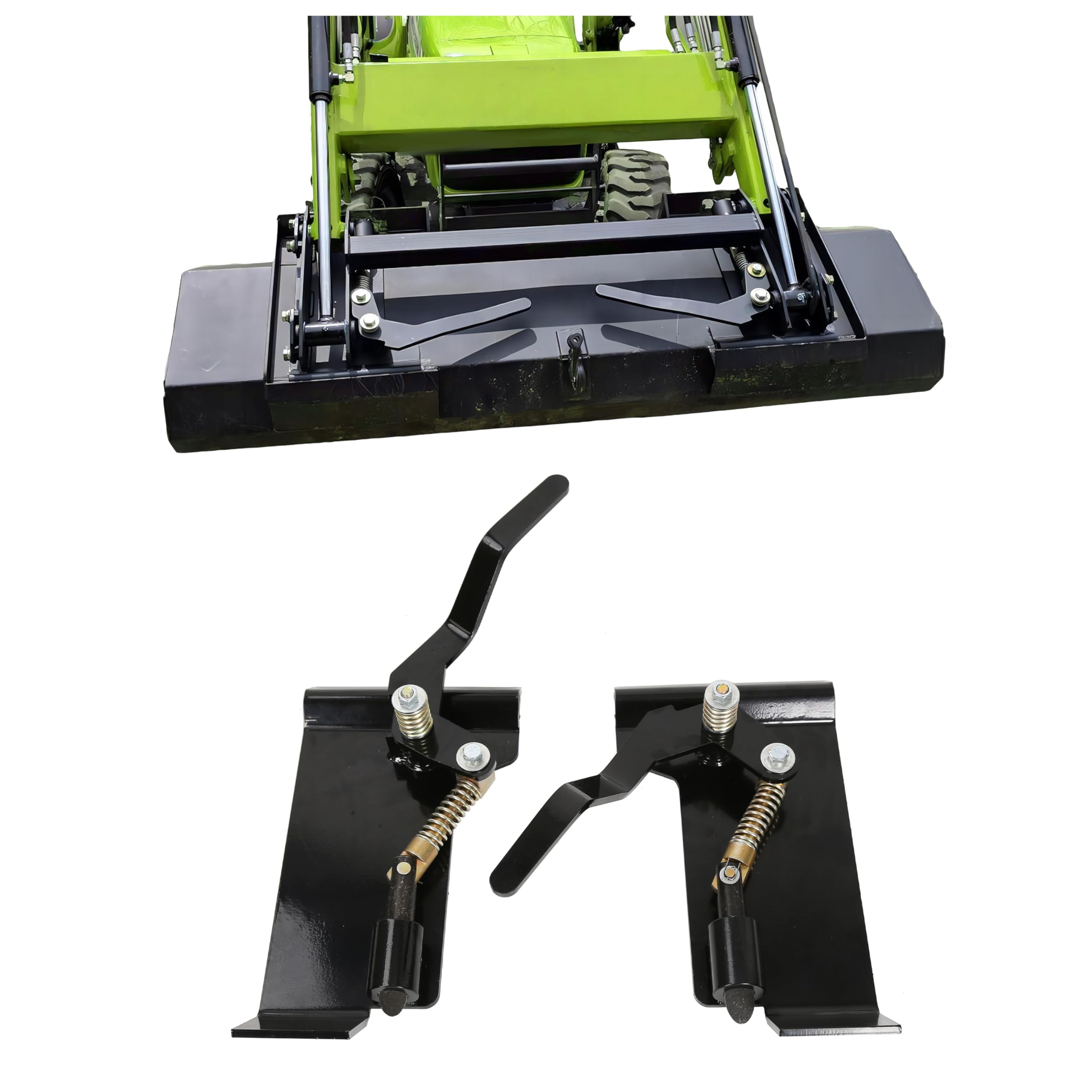 Mua ECOTRIC Pair Skid Steer Quick Tach Attach Conversion Adapter Weld ...