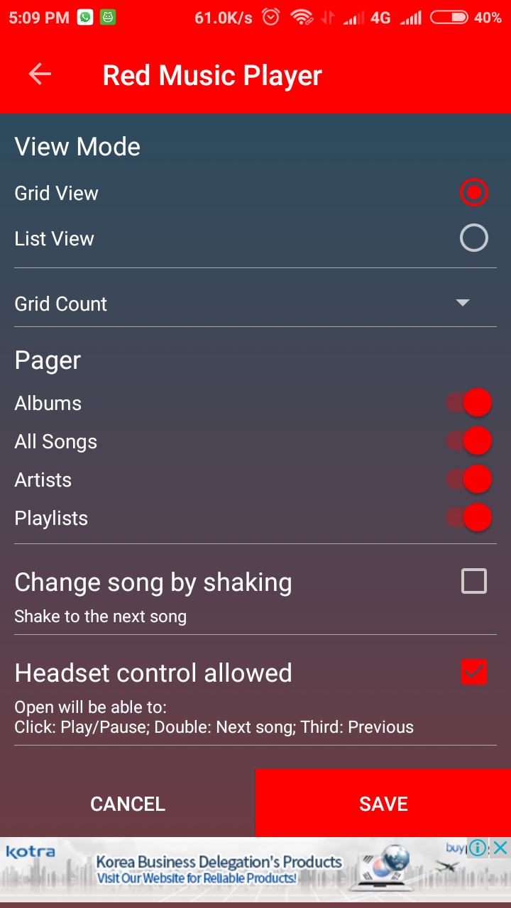 new red music player:Amazon.co.jp:Appstore for Android