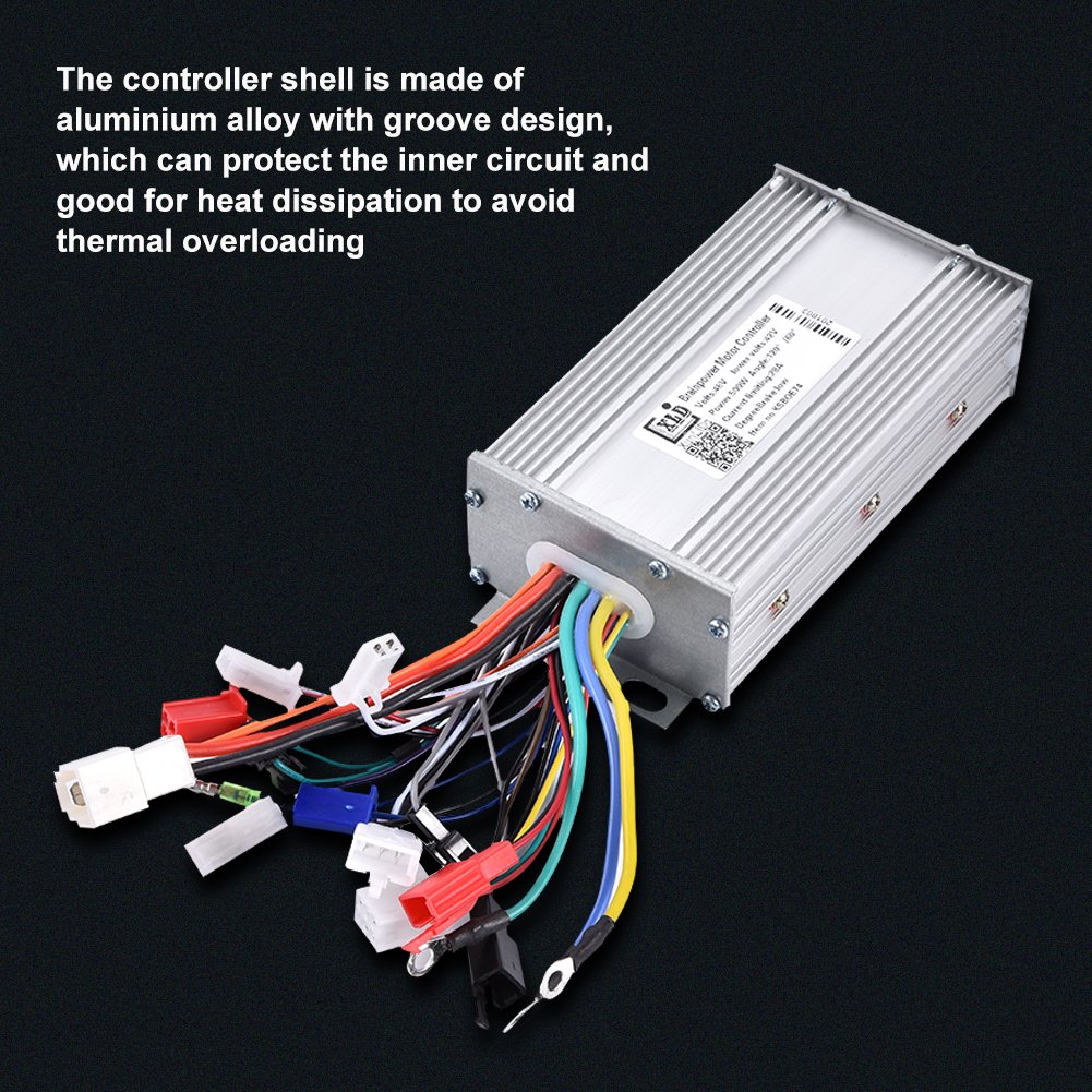 VGEBY Ebike Speed Controller, 48V 500W Brushless Motor Sine Wave ...