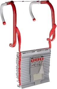 Kidde Fire Escape 3-Story Ladder, 25-Foot Anti-Slip Rungs, Rope Ladder ...