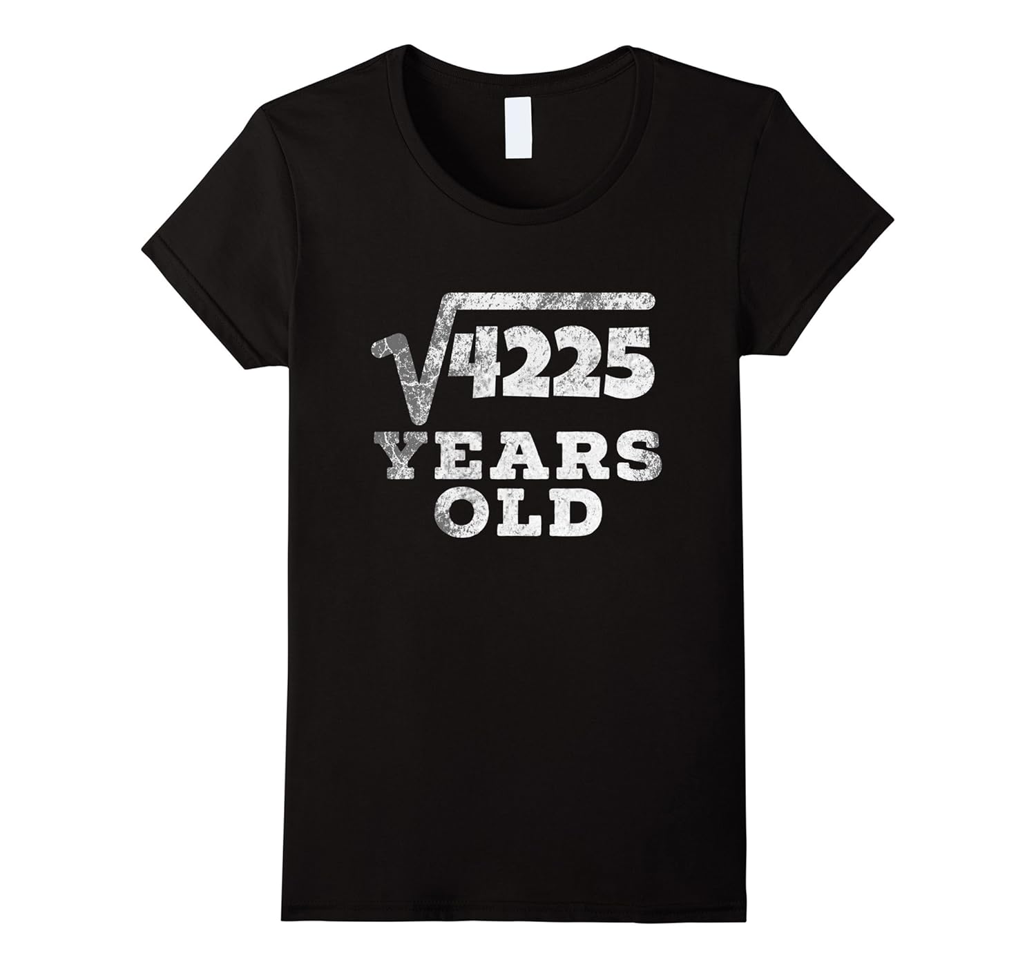 Vintage Square Root Of 4225 65th Birthday 65 Years Old Tee 4LVS vintage-square-root-of-4225-65th-birthday-65-years-old-tee-4lvs