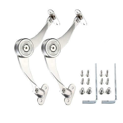 Kitmose 2 Pack Lid Support Hinges Heavy Duty Folding Lid Stay Hinge ...