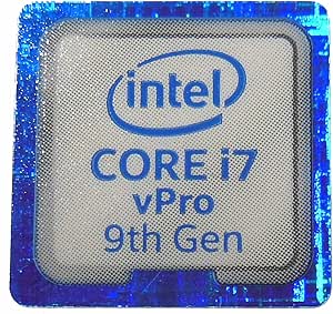 Amazon.com: Original Intel Core i7 vPro 9th Gen Sticker 18 x 18mm / 11/ ...
