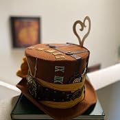 Amazon.com: HMS Men's Bell Topper Hat 8 Inch, Brown, One Size: Clothing