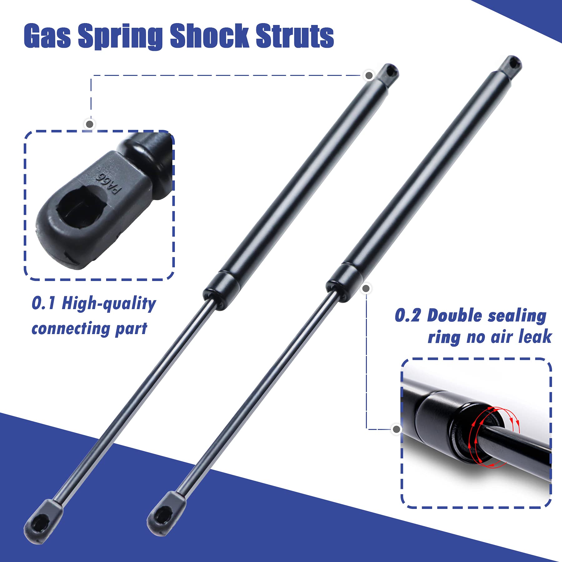 Mua 20" 150Lbs/667N Lift Support Struts Gas Spring Shocks Hydraulics ...
