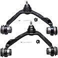 Amazon.com: Detroit Axle - 4WD Front Upper Control Arm w/Ball Joints ...