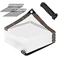 Amazon.com: WOVTE 3x6 FT Clear Tarp Heavy Duty Waterproof, Clear Tarps ...