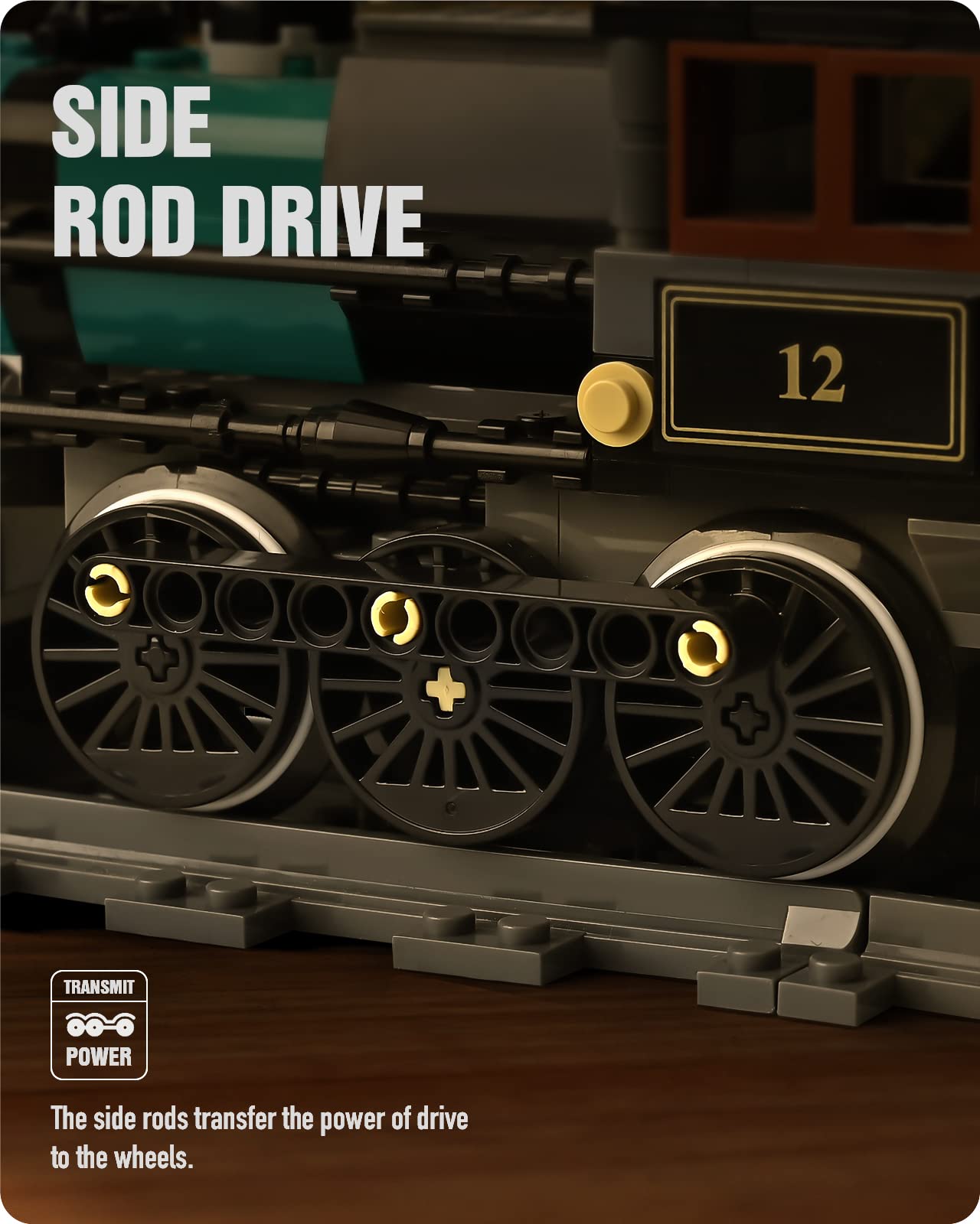 Mua Nifeliz TH10 Steam Train Building Kit and Engineering Toy ...