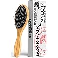 Amazon.com : Bossman Men's Boar and Nylon Bristle Hair and Beard Brush ...
