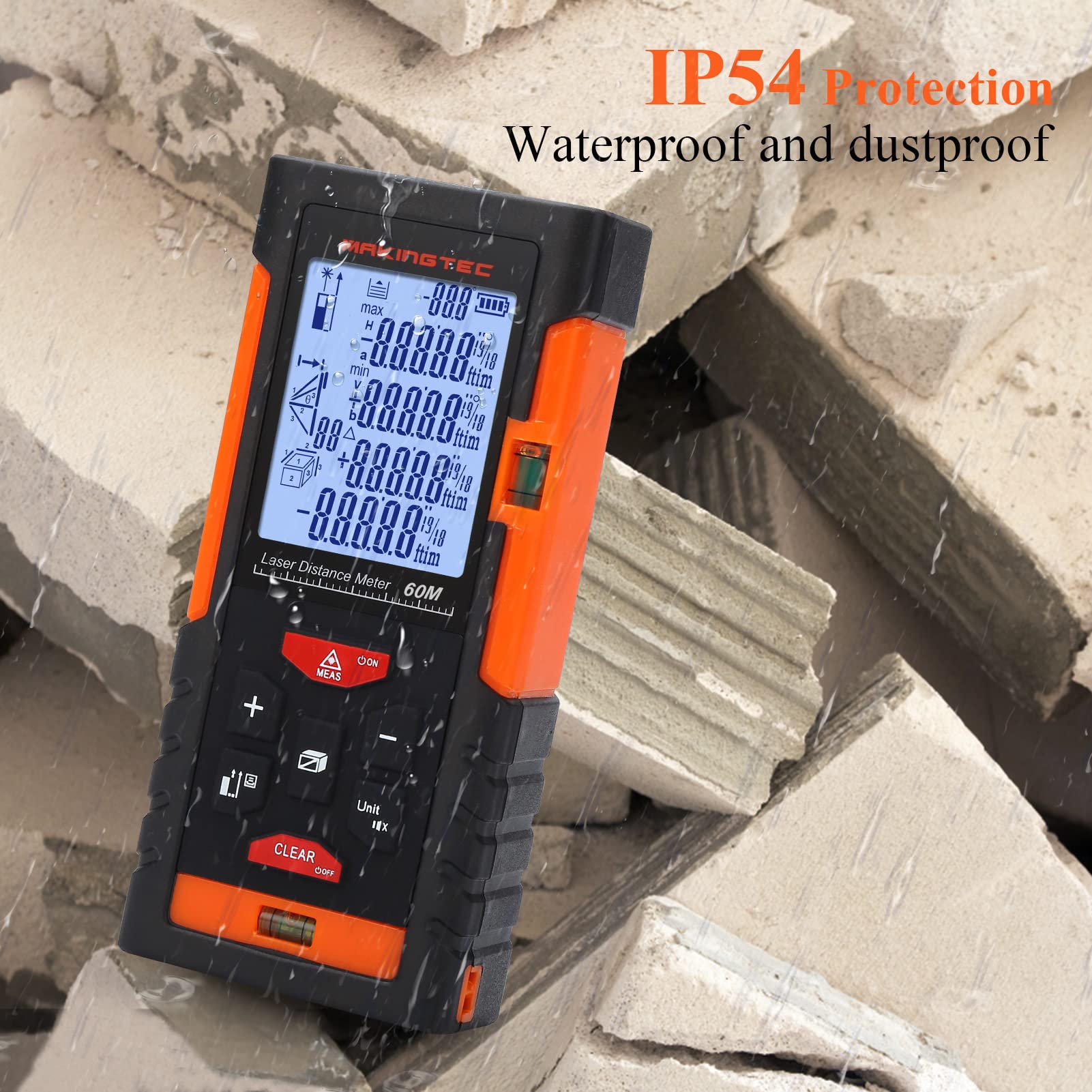 Mua Laser Measurement Tool,196Ft Laser Measure Ft in M Unit Switch with ...