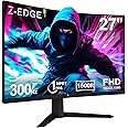 Amazon.com: Z-Edge 27 Inch Curved Gaming Monitor 300Hz, 1ms 16:9 FHD ...