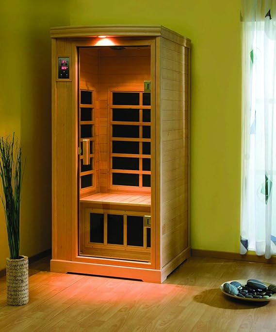 Saunatec Nordia Sun Infrared Cabin Sauna Wood: Amazon.co.uk: DIY & Tools