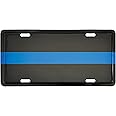 Amazon.com: Police Thin Blue Line Metal Tag Reflective : Automotive