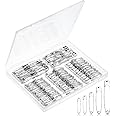 Amazon.com: Mr. Pen- Safety Pins Assorted, 400 Pack, 5 Different Sizes ...