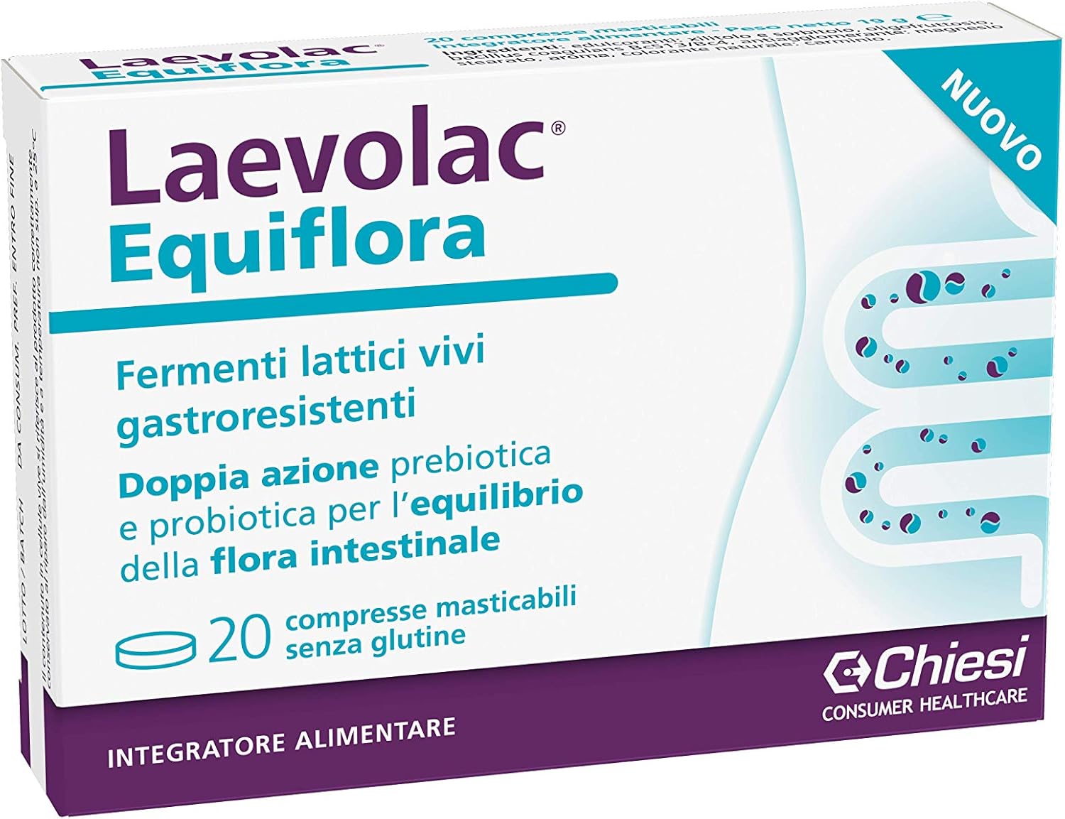 Laevolac Laevolac Equiflora 20 Cpr - 80 gr: Amazon.it: Salute e cura ...