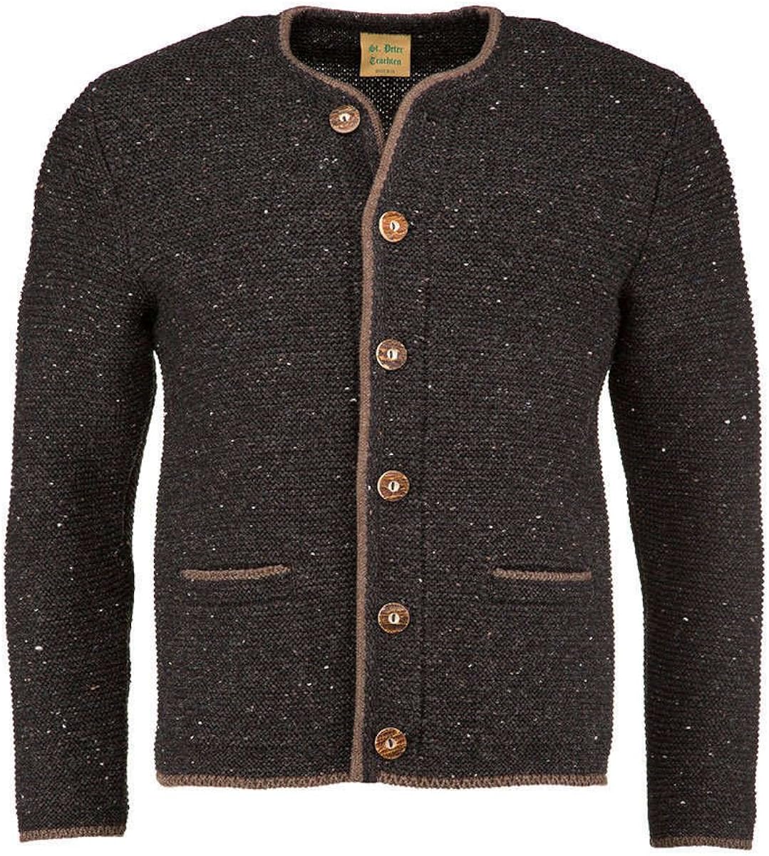 St. Peter Trachten Herren Herren Strickjacke Reine Schurwolle ...