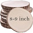 Amazon.com: 10 Pcs Natural Paulownia Wood Slices 8-9 Inches,Wood Slices ...
