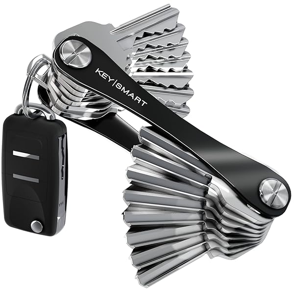 KeySmart - Compact Key Holder and Keychain Organizer (up to 22 Keys ...