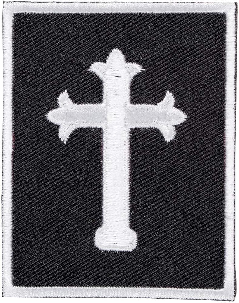 Amazon.com: Religious Gothic Cross Patch, Christian Patches: Clothing