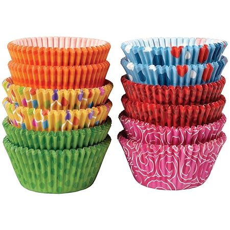 Buy Bakers Pradise Mini Muffin Paper Cup Liners (10cm) - Set of 100 ...