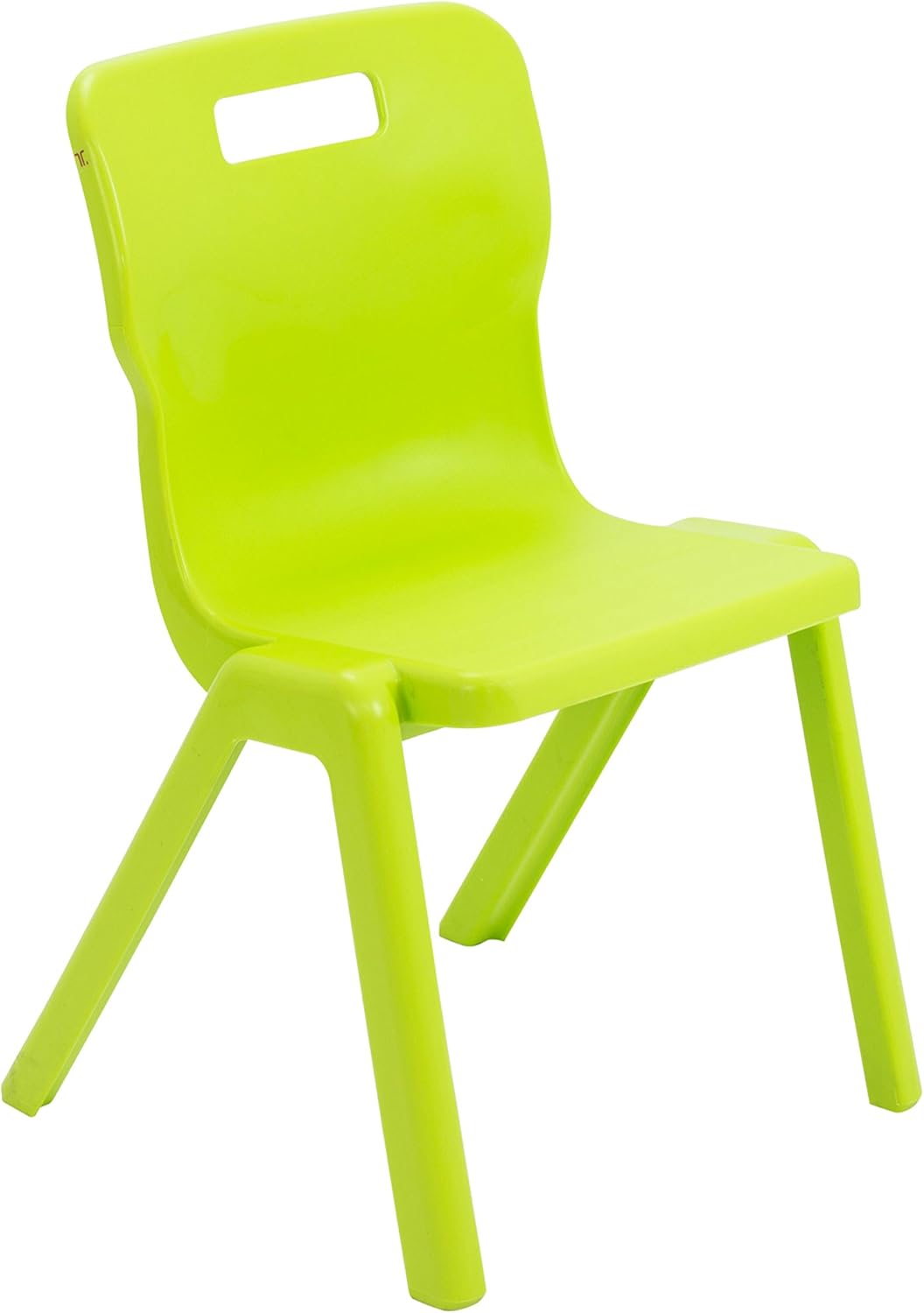 Titan One Piece Classroom Chair, Plastic, Lime Green, Size 4 for Ages 8 ...