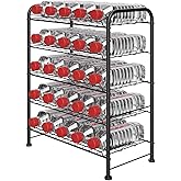 Amazon.com: OYEAL Water Bottle Storage Rack 5 Tier Bottled Water Holder ...