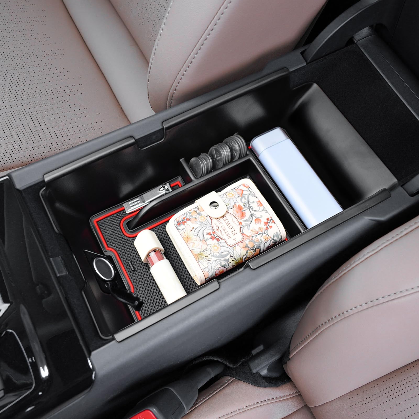 RUNROAD Center Console Organizer Tray Compatible with Toyota Camry 2025 ...