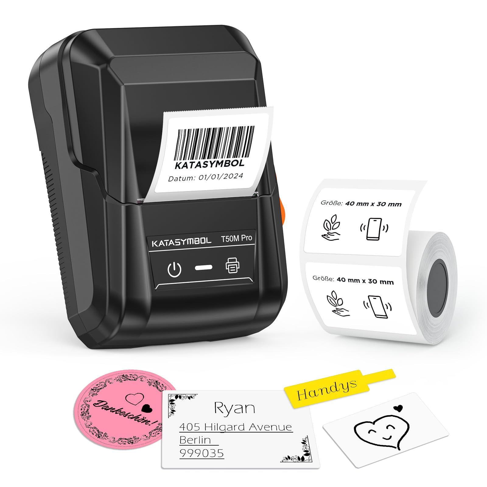 Mua SUPVAN Label Printer, T50M Pro Bluetooth Labeling Device, Mini ...