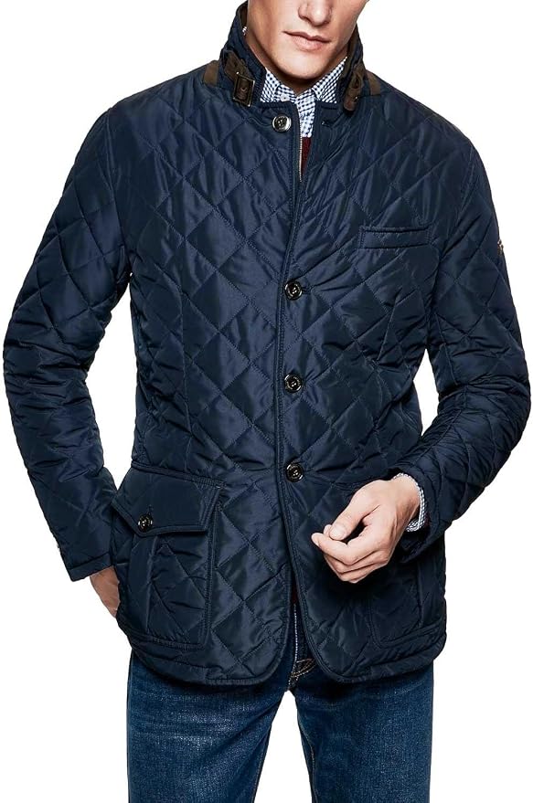 Hackett London Norfolk Padded BLZR Chaqueta, Azul (Navy 595), XXL para ...