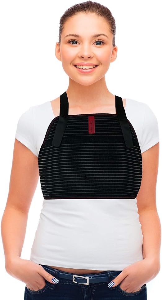 Amazon.com: ORTONYX Rib and Chest Support Brace - S Black: Health ...