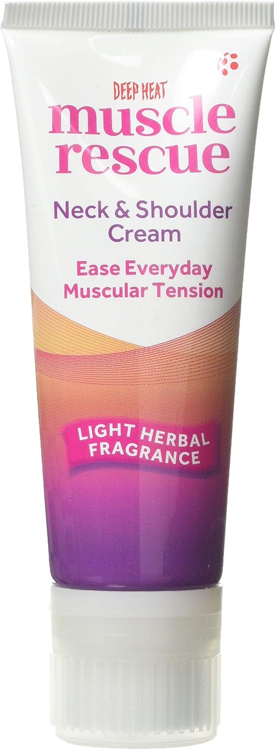 DEEP HEAT Muscle Rescue Neck and Shoulder Cream, 50 g – BigaMart