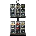 Amazon.com: Watkins Countertop Two Tier Rotating Spice Rack, Includes ...