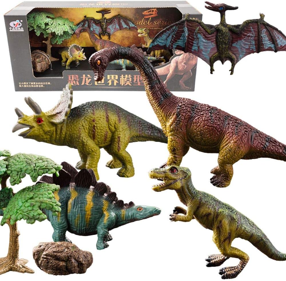 Dinosaur Model Toy Set Realistic Jurassic World Realistic Tyrannosaurus ...