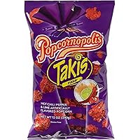 Amazon.com: Popcornopolis Takis Fuego Popcorn Cone, Spicy Snack ...