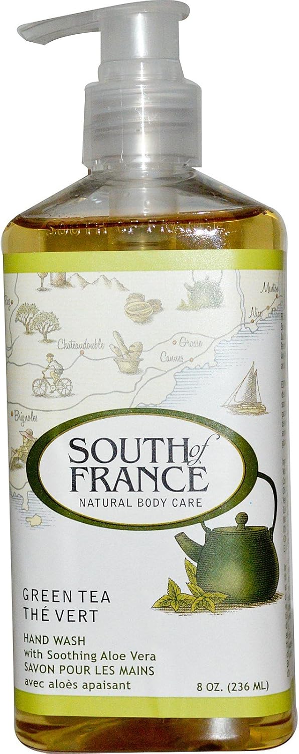Amazon.com: South of France, Green Tea, Hand Wash with Soothing Aloe ...