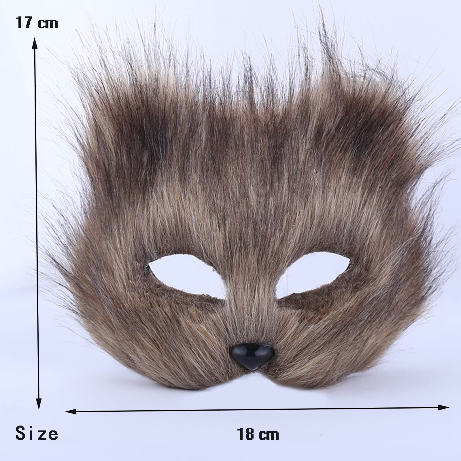 Mua Therian Mask and Tail for Girl Furry Cat Fox Wolf Mask Therian for ...