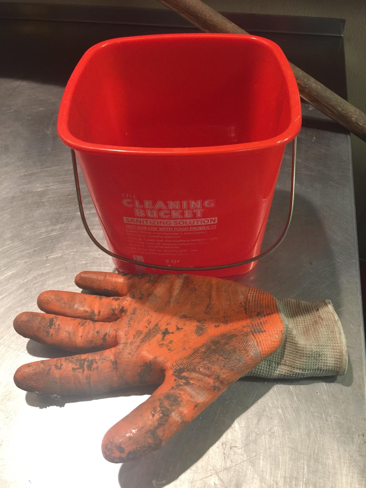$2/mo - Finance Winco PPL-3R Cleaning Bucket, 3-Quart, Red Sanitizing ...