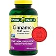 Amazon.com: Spring Valley Cinnamon Dietary Supplement, 1000 mg, 400 ...