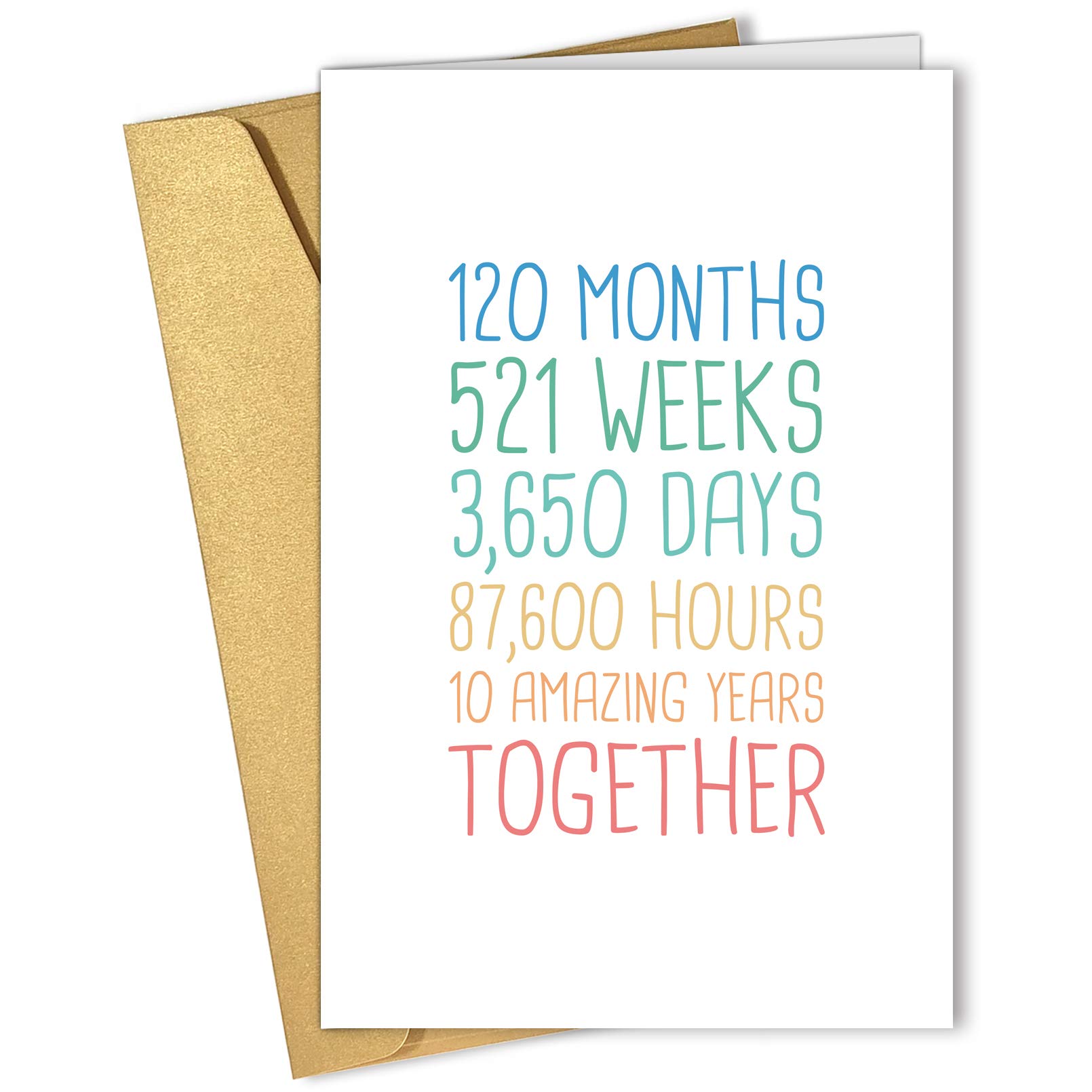 10th Anniversary Card Funny 10 Years Wedding Anniversary Card Tenth 10th-anniversary-card-funny-10-years-wedding-anniversary-card-tenth