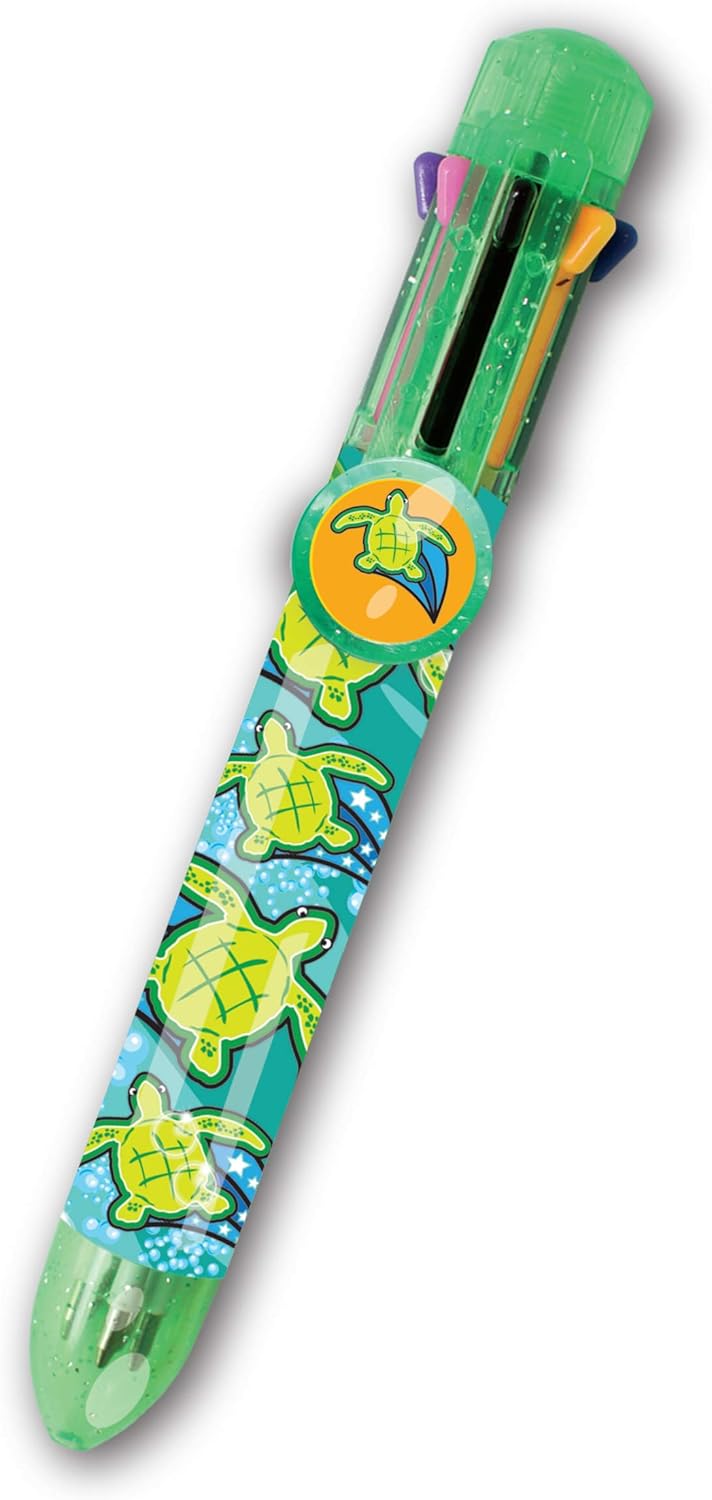 Rainbow Writer – Sea Turtle, Multicolour Pen from Deluxebase. 8 in 1 ...