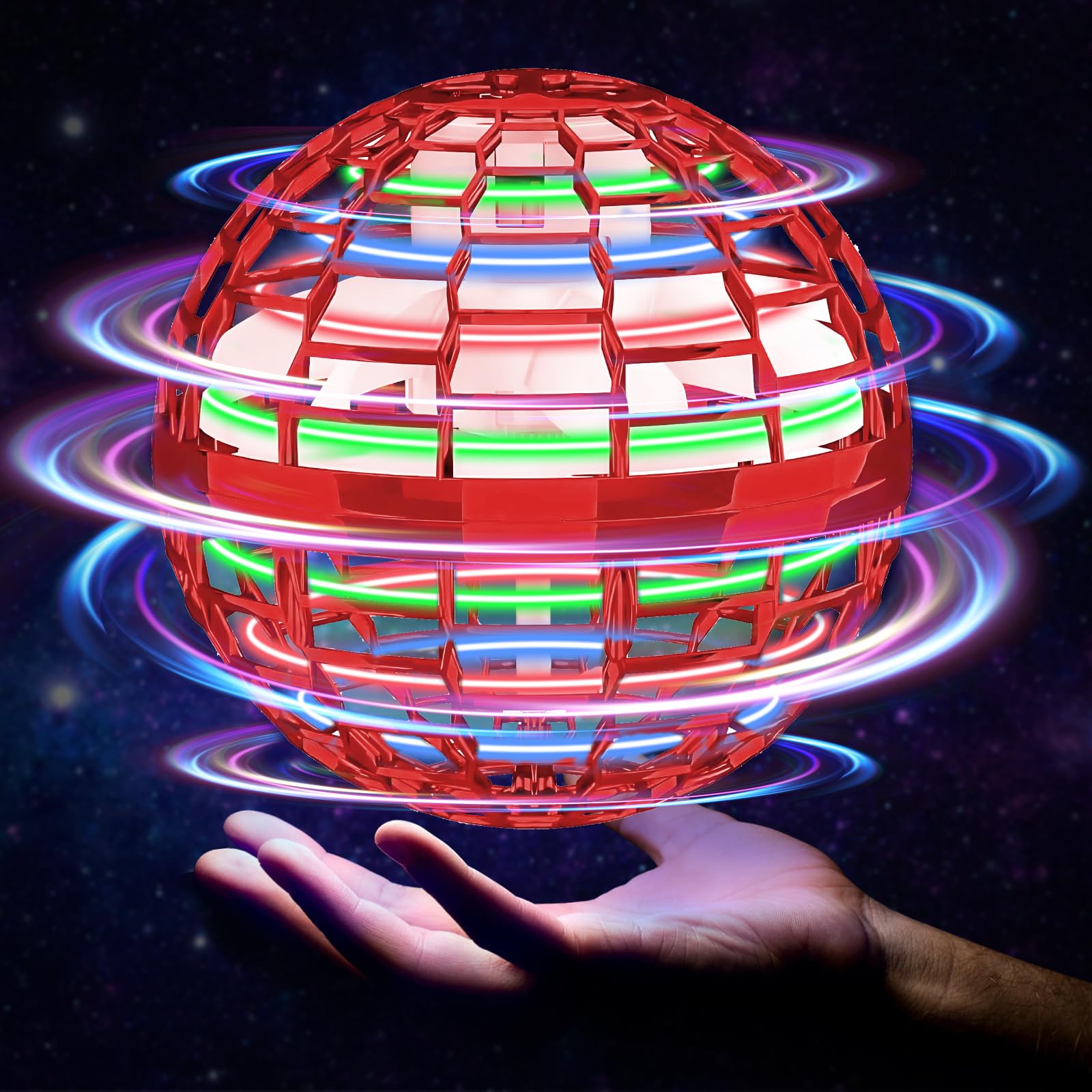 Flying Orb Ball Toy, 2024 Upgraded Boomerang Hover Ball Fidget Spinner ...