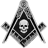 Amazon.com: Masonic Logo Patch Embroidered Iron-On Freemason Lodge ...