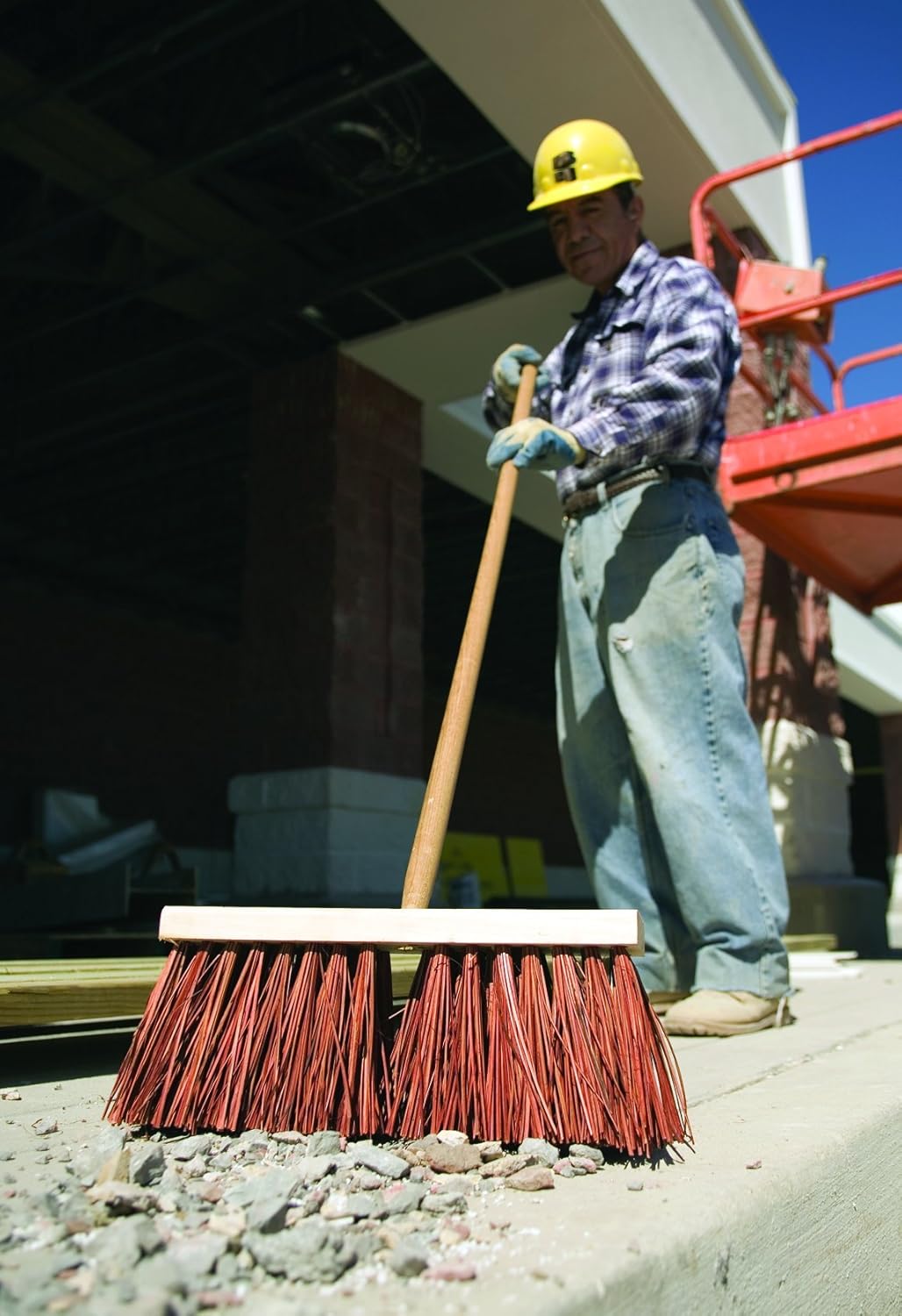 16 FG9B2200BRN Rubbermaid Commercial Street Broom Head Palmyra ...