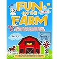 Fun on the Farm ~ Activity Book Scissor Skills, Math Skills, Mazes and ...