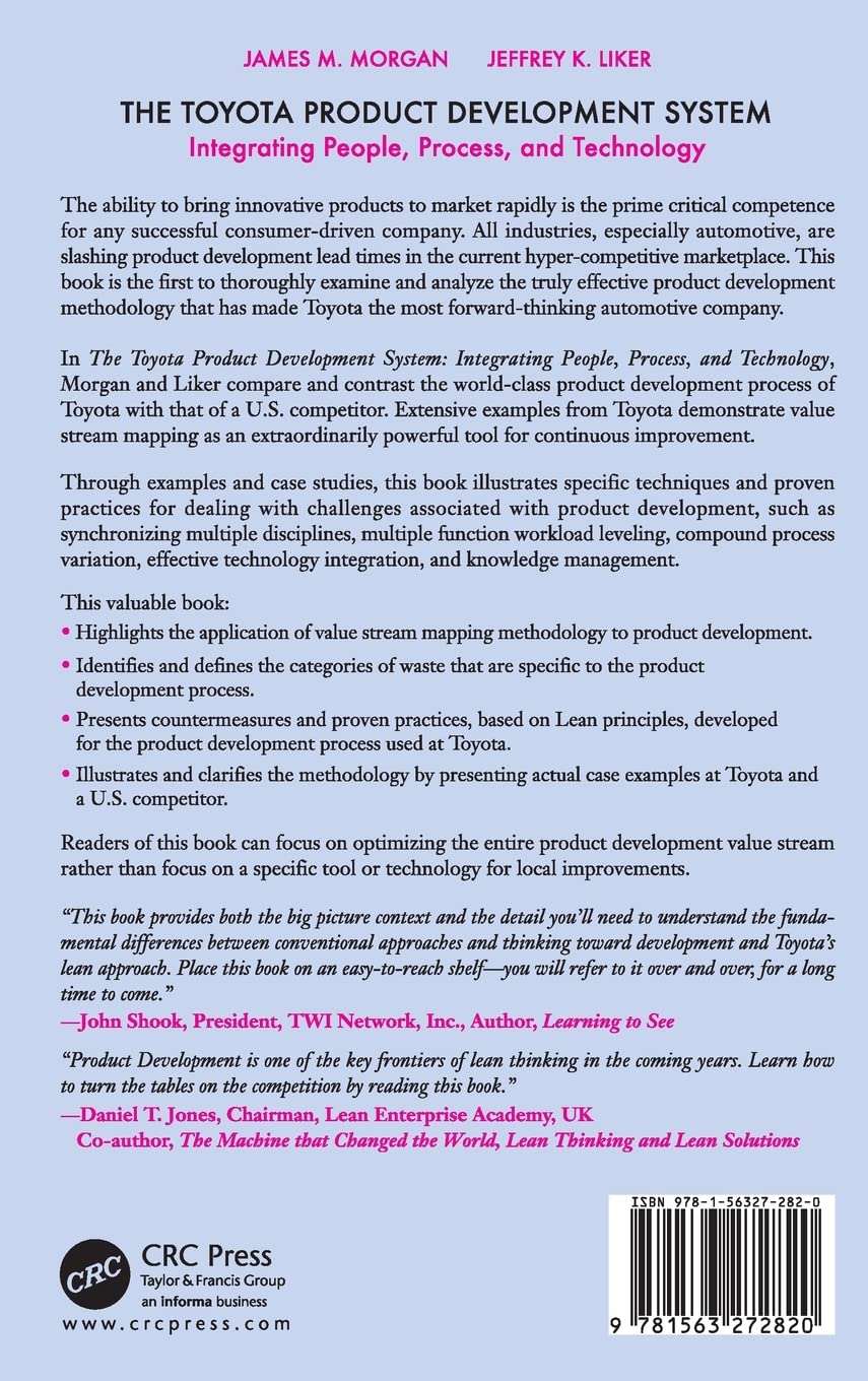 Mua The Toyota Product Development System: Integrating People, Process ...