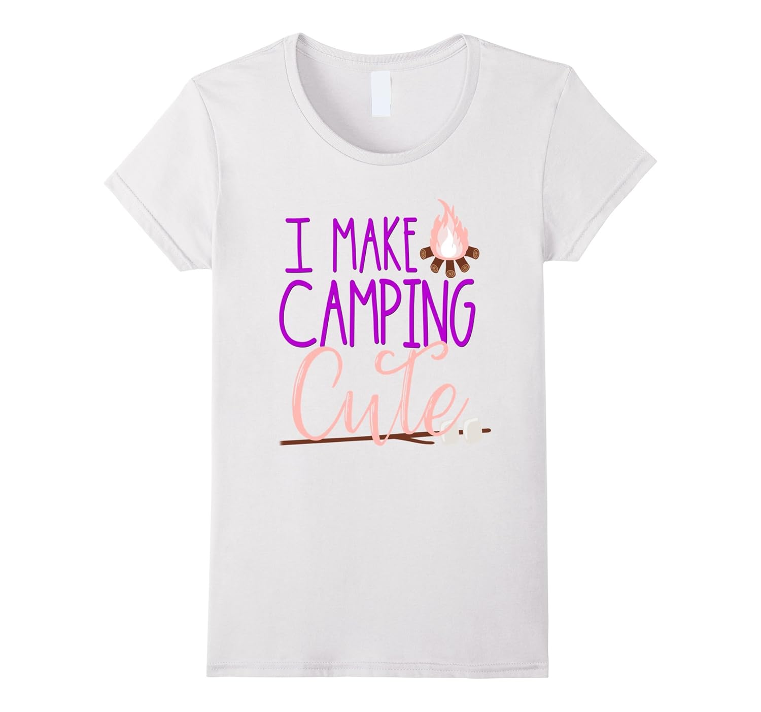 I Make Camping Cute Shirt Daughter Kids Girls Glamping Camp