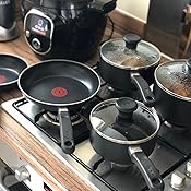 Tefal Delight Cookware Set - Black, 5 Pieces: Amazon.co.uk: Kitchen & Home