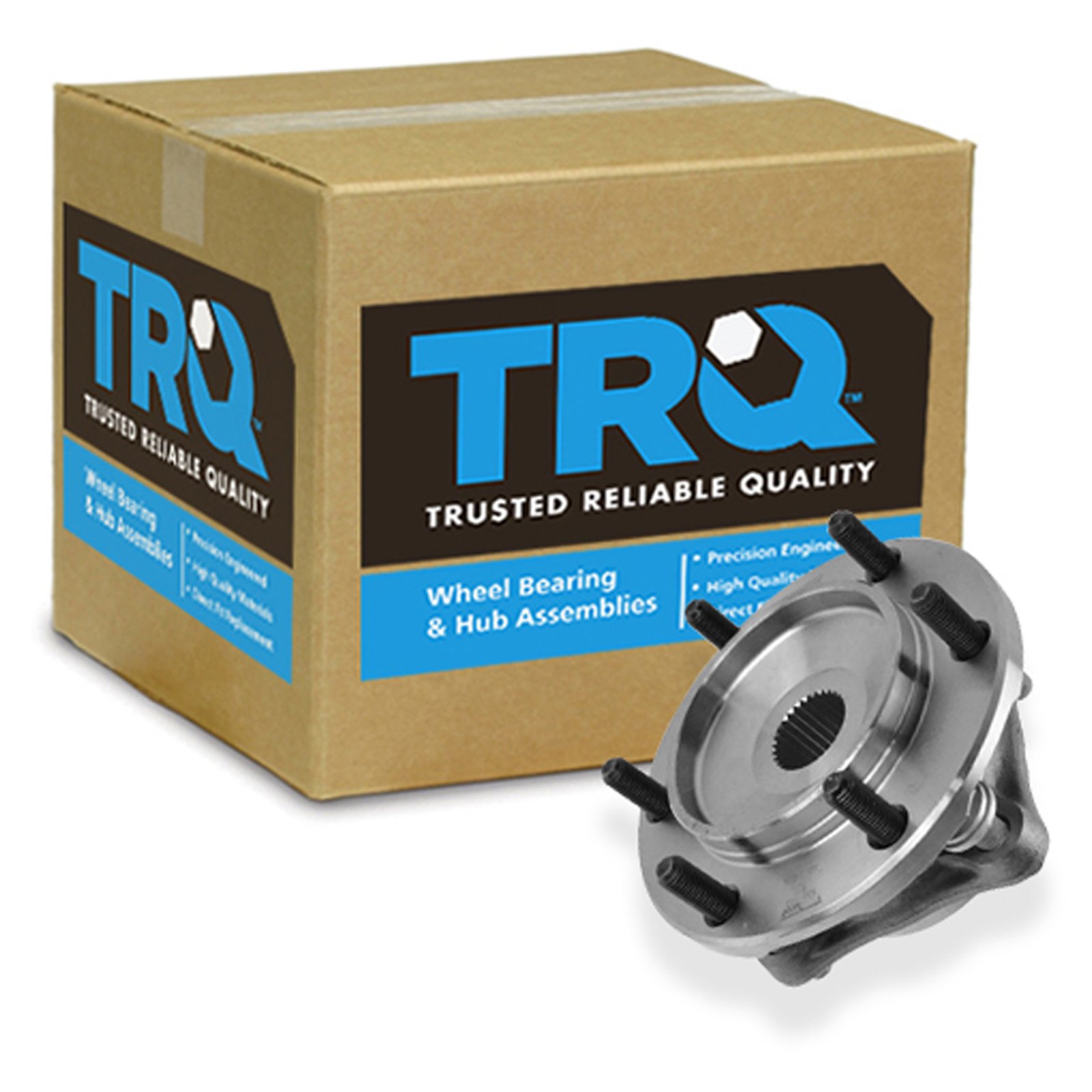 TRQ Front Left Right Wheel Hub Bearing Assembly Driver Passenger Side ...